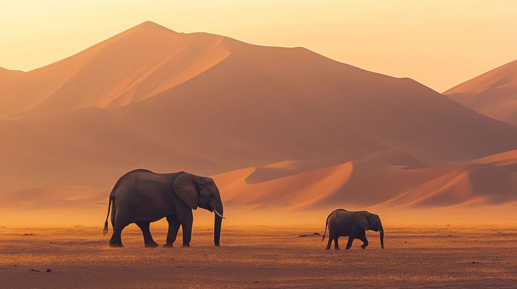 Les Éléphants du Désert de Namibie | Voyage Éléphant